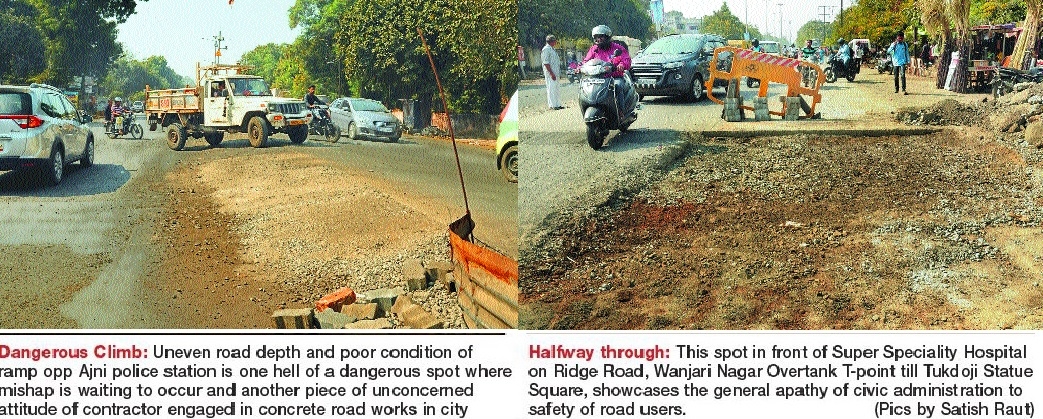 People face multiple risks as basic safety ignored during cement roads ...