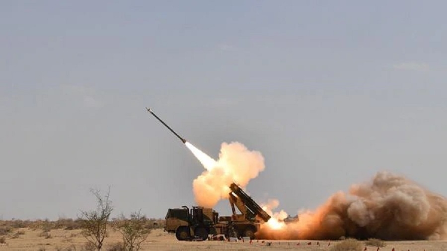 Upgraded version of Pinaka guided rocket system test-fired successfully ...