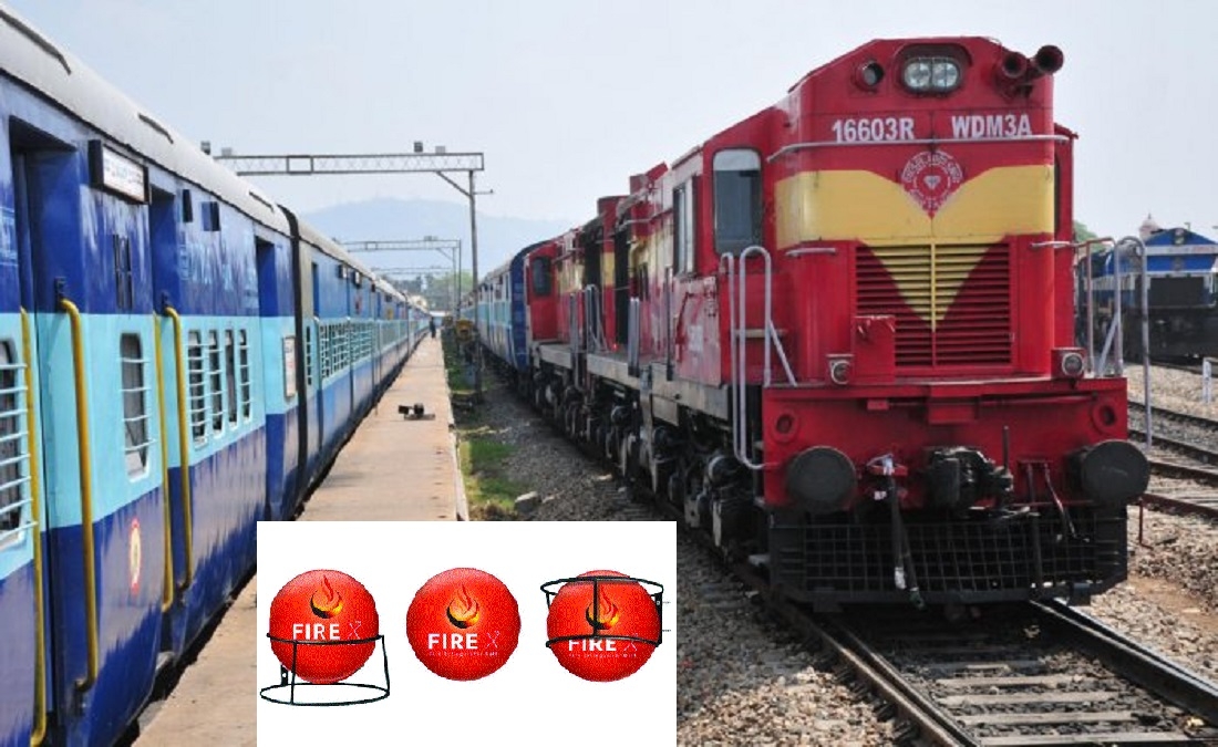 Railways to deploy fire balls for fire fighting in trains - The Hitavada