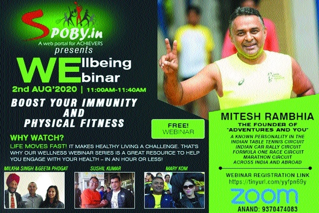 Rambhia speaks on boosting immunity through training - The Hitavada