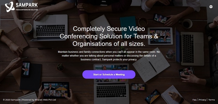 Sampark - Video Conferencing Developed By Bharati Web - The Hitavada