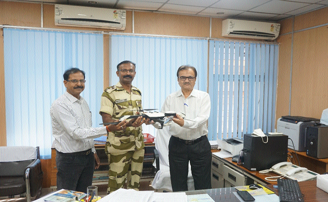 BSP hands over drone to CISF to strengthen surveillance system - The ...