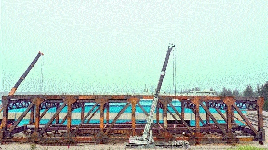 Country’s biggest double-decker girder ready for Gaddigodam flyover ...