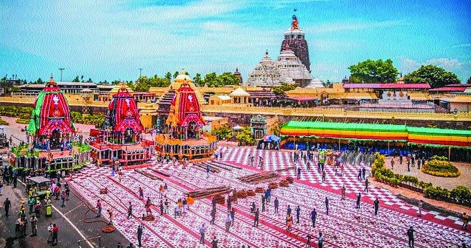 In curfew-clamped Puri, Ratha Yatra begins sans devotees - The Hitavada