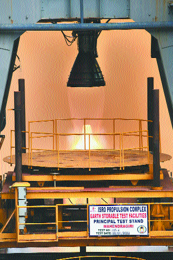 ISRO test-fires engine for human space mission rocket successfully ...