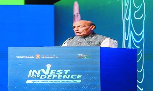 It’s a golden period for India’s defence sector, says Rajnath - The Hitavada