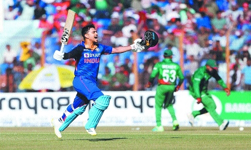 Ishan Kishan becomes fastest double centurion in ODIs - The Hitavada