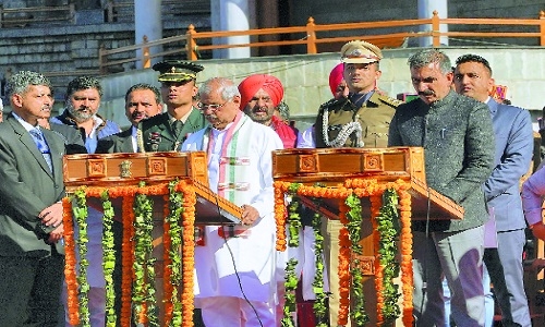 Sukhwinder Singh Sukhu sworn in as Himachal CM, Agnihotri as Deputy CM - The Hitavada