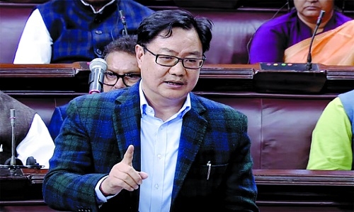 Rijiju bats for new system for judges’ appointment in RS - The Hitavada