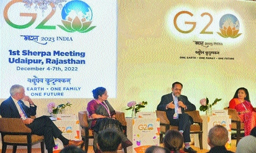 Four-day G20 Sherpa meeting under India’s presidency begins in Udaipur - The Hitavada
