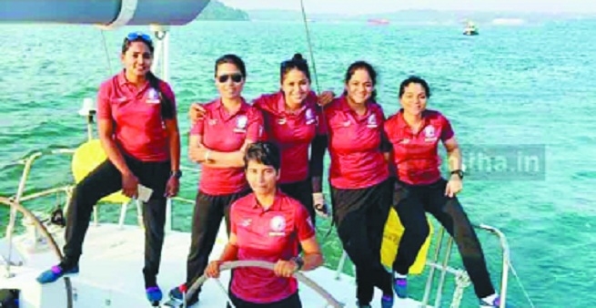 All-women sailing expedition team of Army completes maiden journey ...