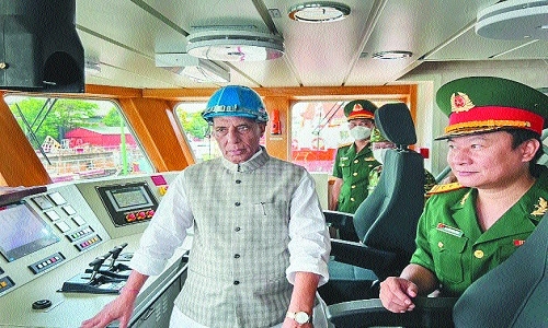 Rajnath hands over 12 high speed guard boats to Vietnam - The Hitavada