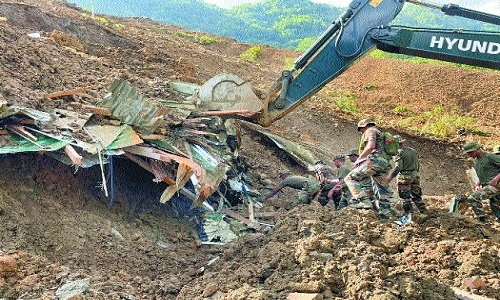 Death count in Manipur landslide rises to 42 - The Hitavada