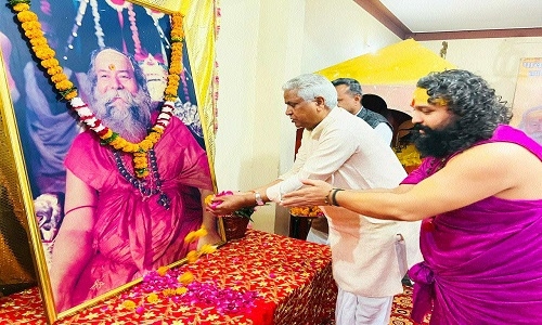 RSS’ Sampark Pramukh Ramlal pays tributes to Shankaracharya - The Hitavada