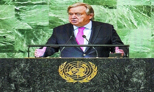 Our world is in peril and paralysed: UN chief - The Hitavada