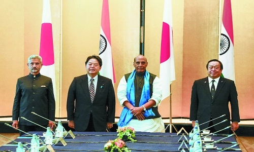 India, Japan discuss regional, global issues at 2+2 Dialogue - The Hitavada
