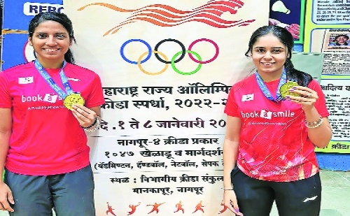 Ritika-Simran walk away with doubles title - The Hitavada
