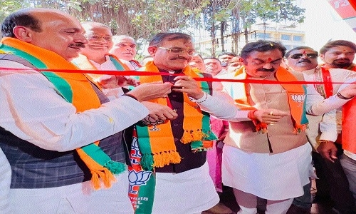 V D Sharma inaugurates election office of Cantt candidate Rohani - The ...
