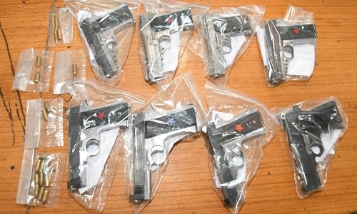 Cops nab 4 goons with 8 fire arms, 20 live cartridges - The Hitavada
