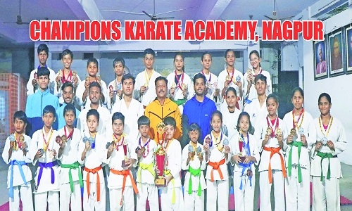 Champions Academy karatekas shine in Vid-level tourney - The Hitavada