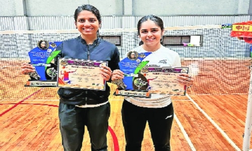 Ritika-Simran wins State title - The Hitavada