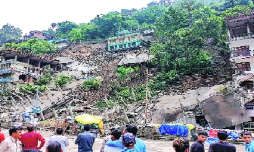 8 buildings collapse in Kullu, no casualties - The Hitavada
