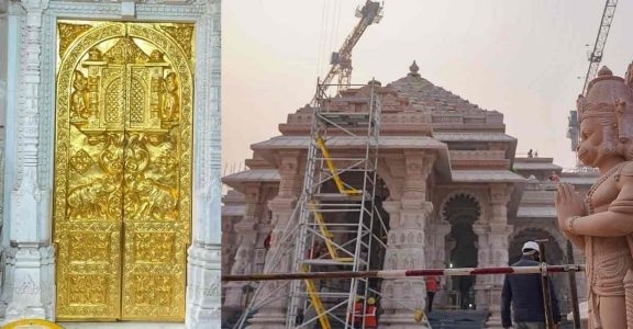 Ram temple gets its first gold door - The Hitavada