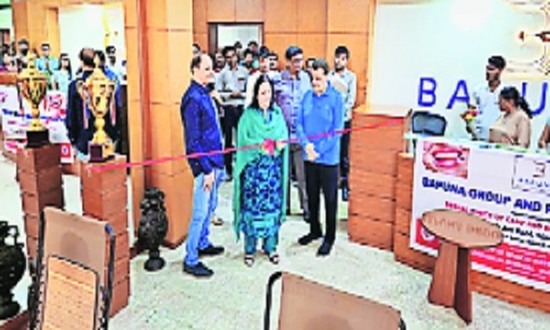 Bapuna Group holds blood donation drive - The Hitavada