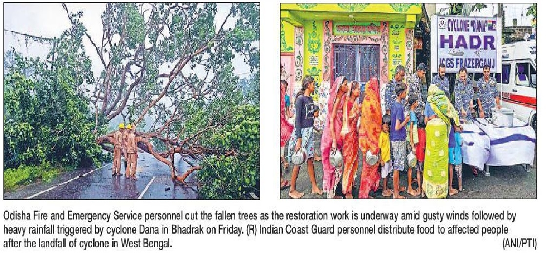 Cyclone Dana causes significant damage in Odisha, WB - The Hitavada