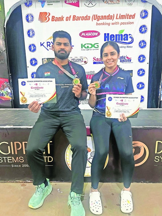 Ritika-Navaneeth claims bronze - The Hitavada