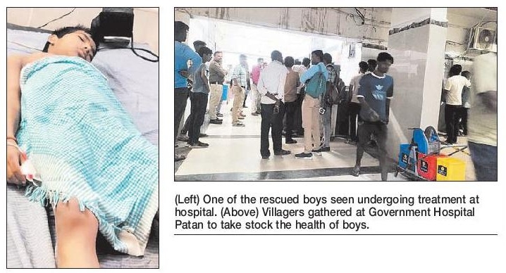 Fun time at river turns tragic! Two boys drown while bathing at Hiran ...