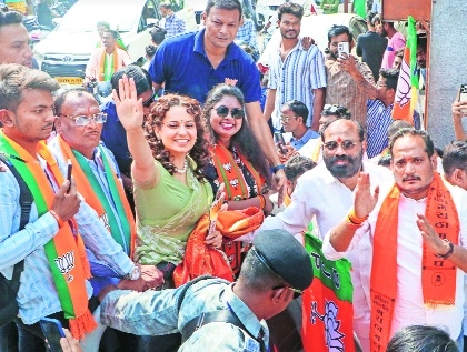 Warm welcome accorded to Ranaut’s rally - The Hitavada
