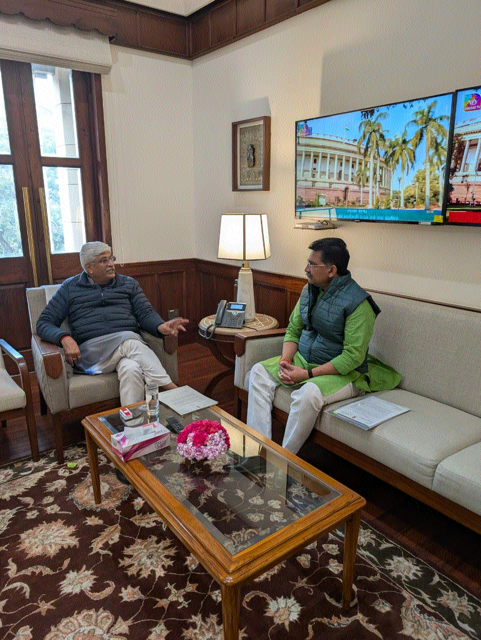 MP Ashish Dubey urges Union Min Shekhawat to establish ‘Maa Narmada ...