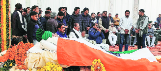 Chautala cremated with State honours - The Hitavada
