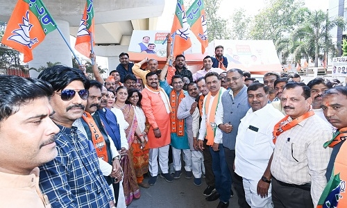 High-tech election campaign vehicles flagged-off by BJP’s senior ...