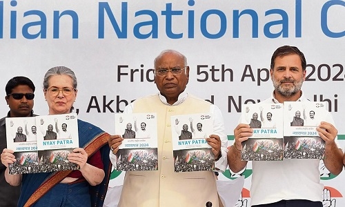 Congress promises To raise 50% quota cap, fill 30 lakh vacancies,scrap ...