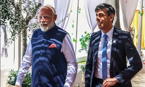 G7Summit PM Modi meets world leaders - The Hitavada