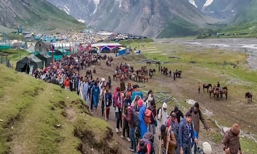 Over 13,000 pilgrims visit Amarnath shrine on first day of Yatra - The ...