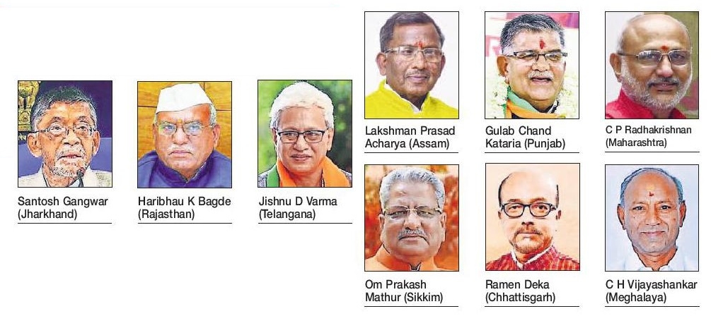 New Governors in nine States - The Hitavada