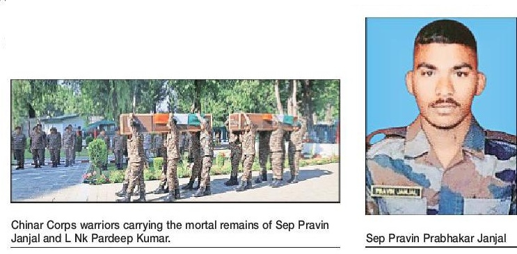 Braveheart from Akola killed in action in J&K terror attack - The Hitavada